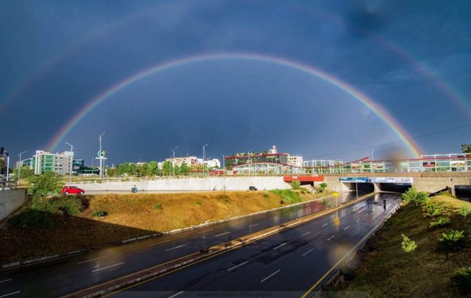 13 Spectacular Pictures of Double Rainbow Over Islamabad | Paki Holic